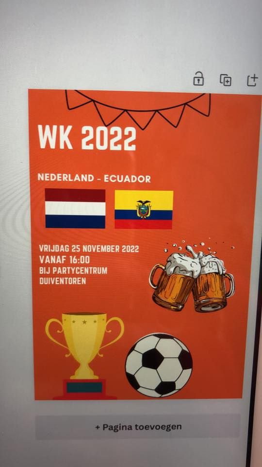 WK 2022 Holland-Ecuador | Partycentrum Duiventoren, Woensdrecht, NB | November 25, 2022
