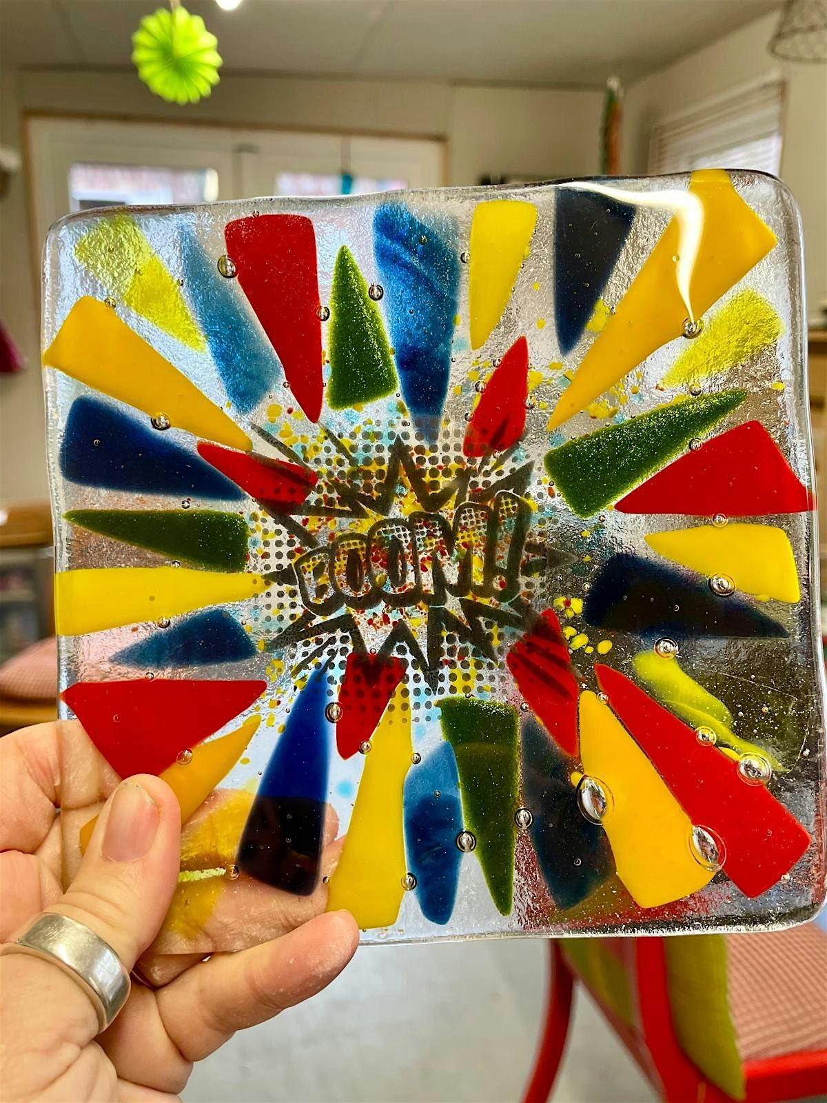 Glass Fusing and Silk Screen Printing at Arc Centre, Hat Works ...