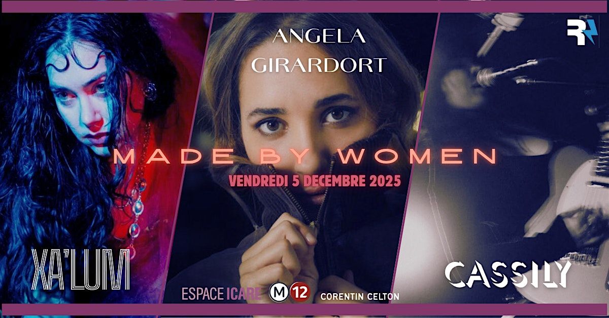 XALUM + ANGELA GIRARDOT + CASSILY at Espace Icare, Issy-les-Moulineaux ...