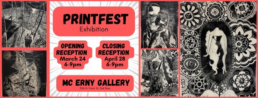 Printfest Exhibition | WHQR Public Media, Wilmington, NC | March 24, 2023