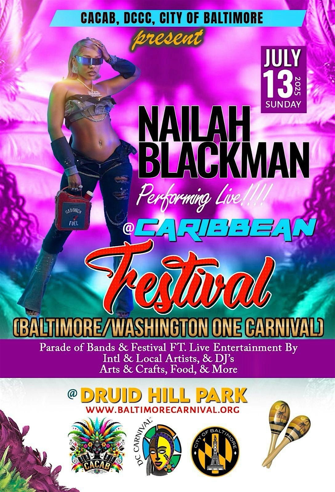 Baltimore/ Washington One Caribbean Carnival/ Festival 2025 | Druid ...