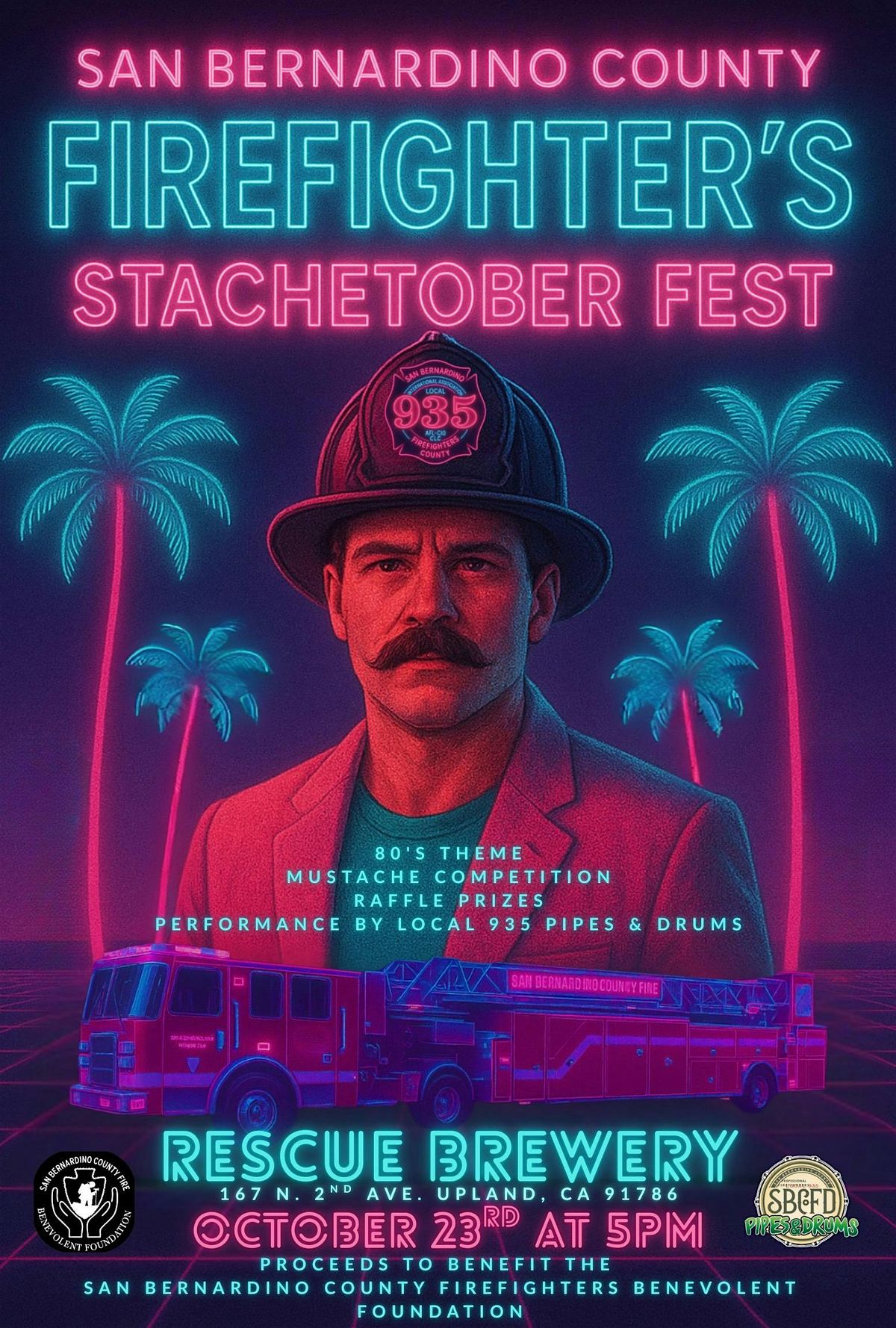 Stache-toberfest 80s Costume Party & Mustache Competition at Rescue ...