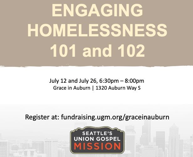 Engaging Homelessness Class 101 at Grace Community Church, Auburn on ...