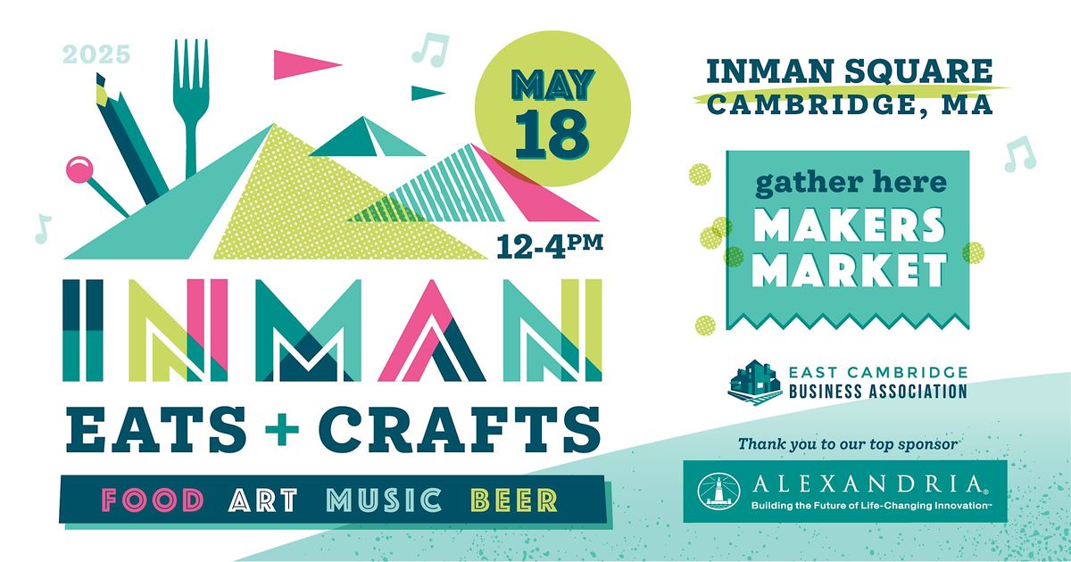 Inman Eats & Crafts 2025 at Inman Square, Cambridge on 18th May, 2025