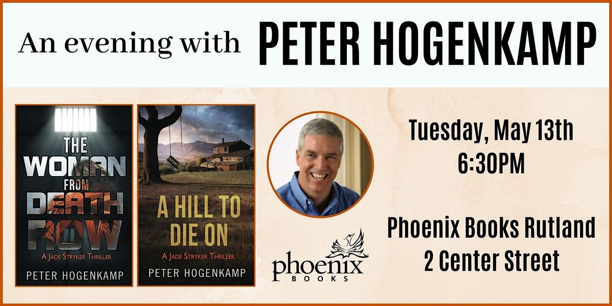 An Evening with Peter Hogenkamp at Phoenix Books Rutland on 13th May, 2025