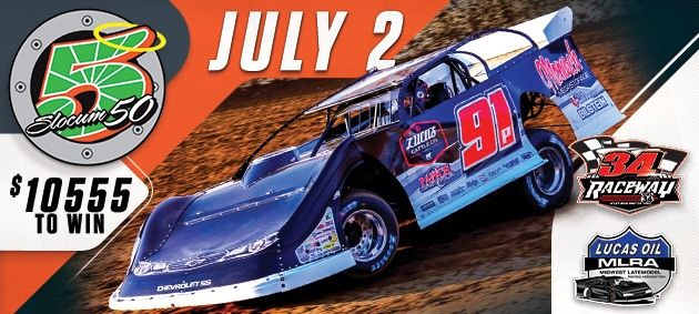 14th Annual Slocum 50 | 34 Raceway, West Burlington, IA | July 2, 2022