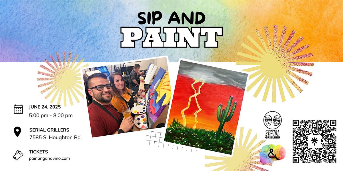 Desert Storm Paint and Sip at Serial Grillers (Vail) at Serial Grillers ...