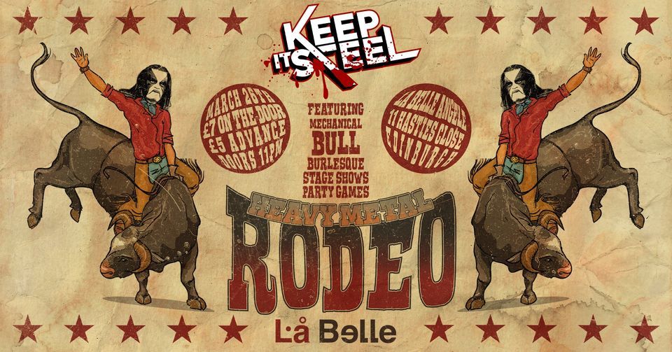 Keep it Steel : Heavy Metal Rodeo at La Belle Angele, Edinburgh on 26th ...