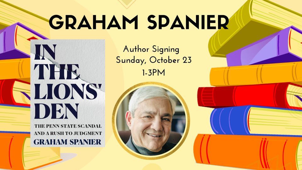 Author Signing Graham Spanier at Moravian Book Shop in Bethlehem on ...