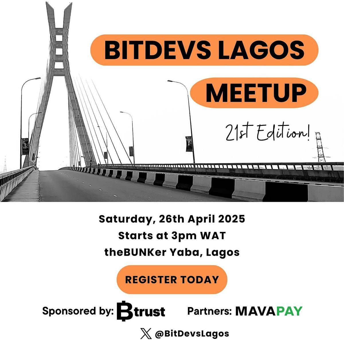 BitDevs Lagos - April, 2025 Edition at theBUNKer Yaba, Lagos on 26th ...