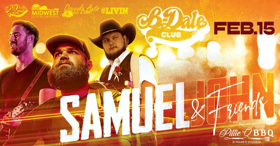 Samuel John w/Ben Johnson & Cody Dylan Brown at B-Dale Club | B-Dale Club, Roseville, MN ...