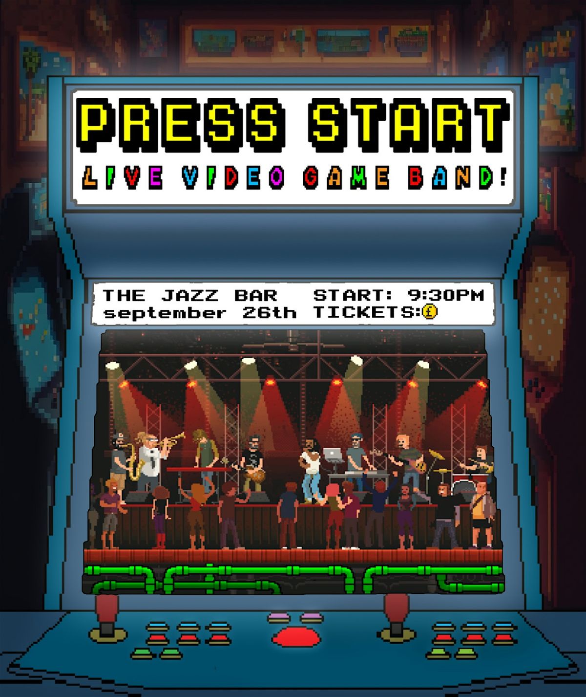 Press Start! A live music gaming experience![Jazz Fusion - Videogame ...
