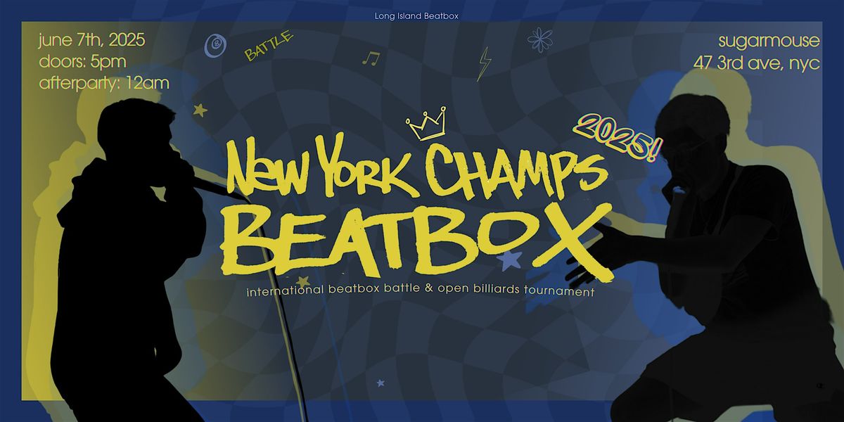 New York Beatbox Championship | Sugar Mouse NYC, New York, NY | June 7 ...