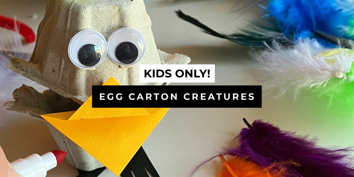 Egg Carton Creatures at All One One All Farm, Goshen on 24th May, 2025