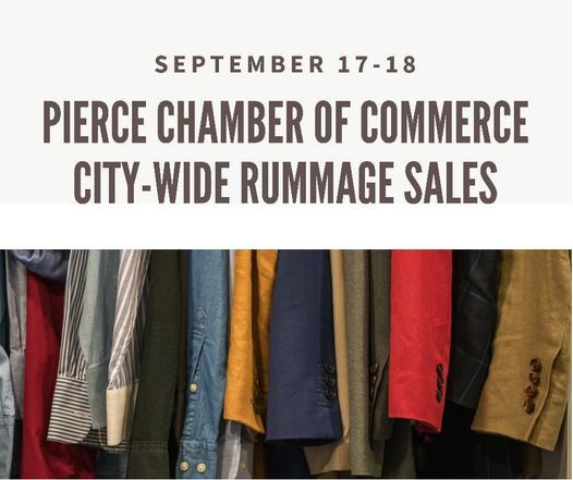 Fall City-Wide Rummage Sales at Pierce, Nebraska on 17th September, 2021