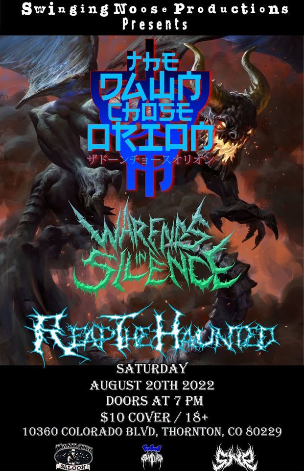 SNP: The Dawn Chose Orion, War Ends in Silence, Reap the Haunted ...