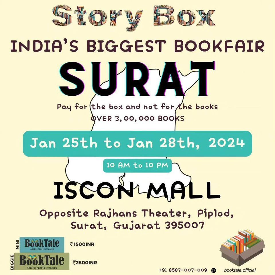 "THE STORY BOX" INDIAS BIGGEST BOOK FAIR IN SURAT | Iscon Mall, Surat ...