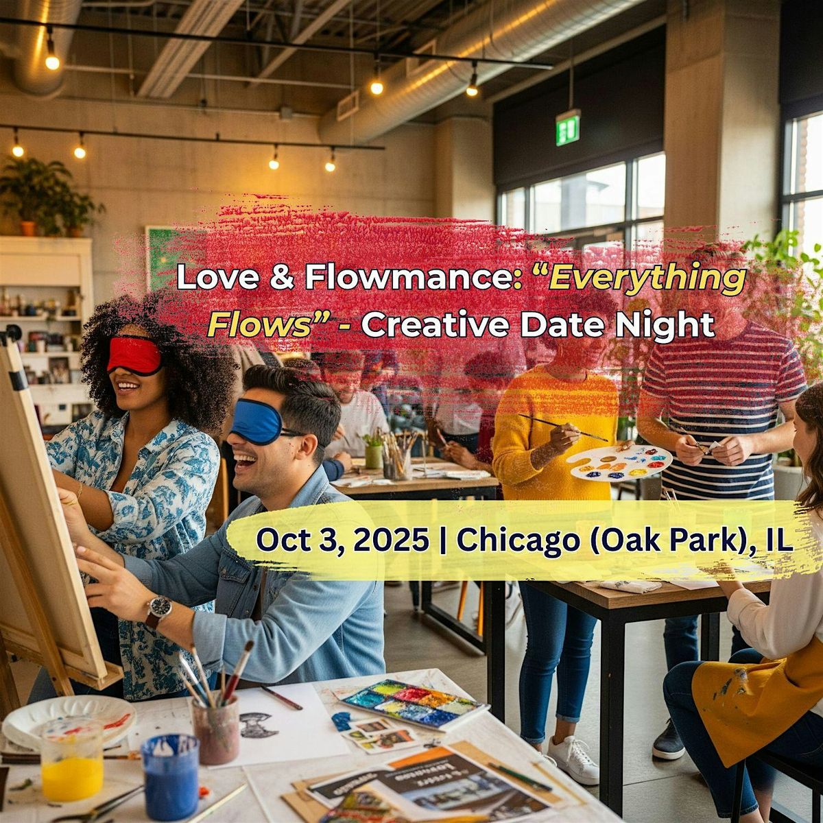 Love & Flowmance - A Creative Date Night in Chicago (Oak Park) on 3rd October, 2025