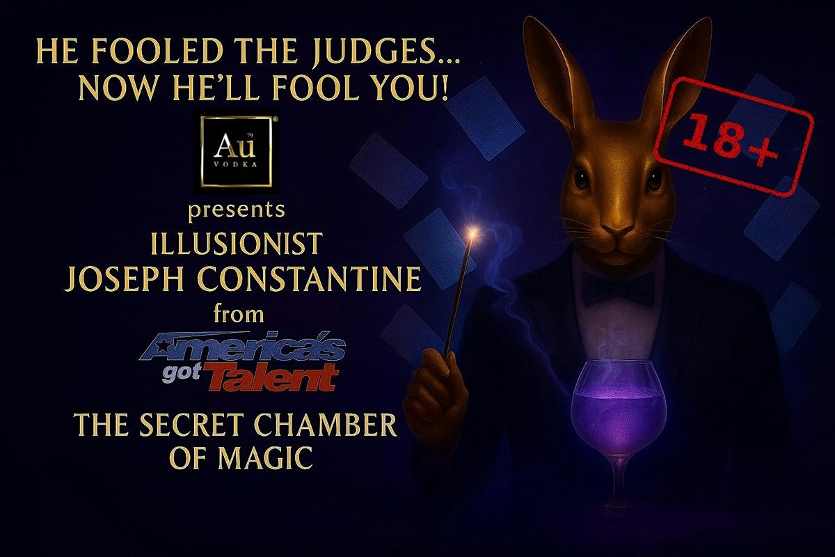 illusionist Joseph Constantine at The Secret Chamber of Magic at Castle ...