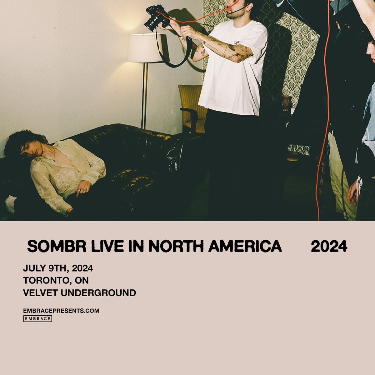 sombr Toronto Tickets | Phoenix Concert Theatre, Toronto, ON | October ...