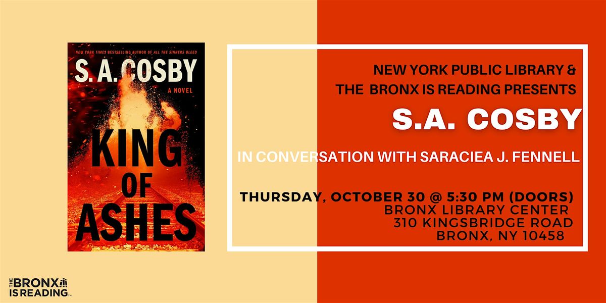 NYPL & TBIR Present: King of Ashes at Bronx Library Center, The Bronx ...