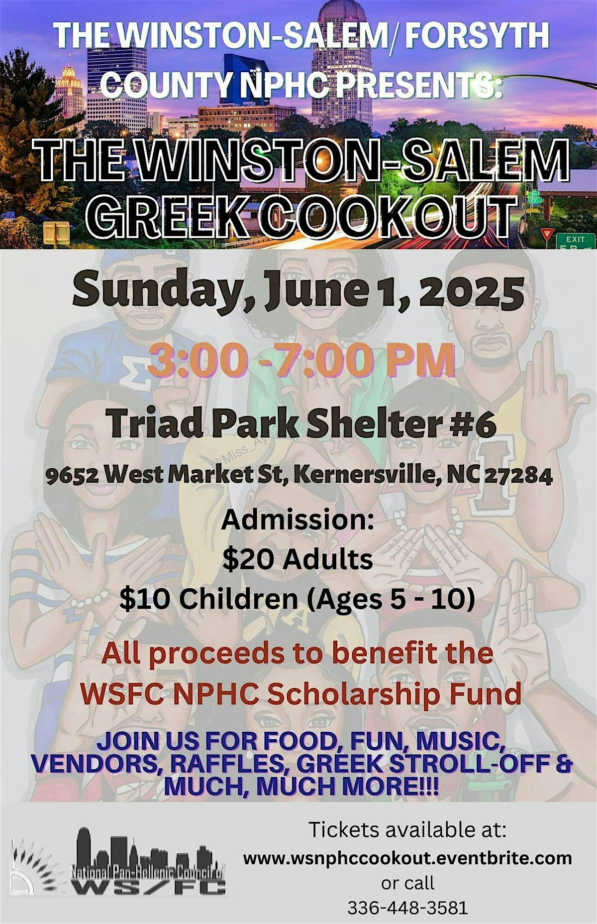 The 2025 Winston-Salem/Forsyth County NPHC Greek Cookout | Triad Park ...