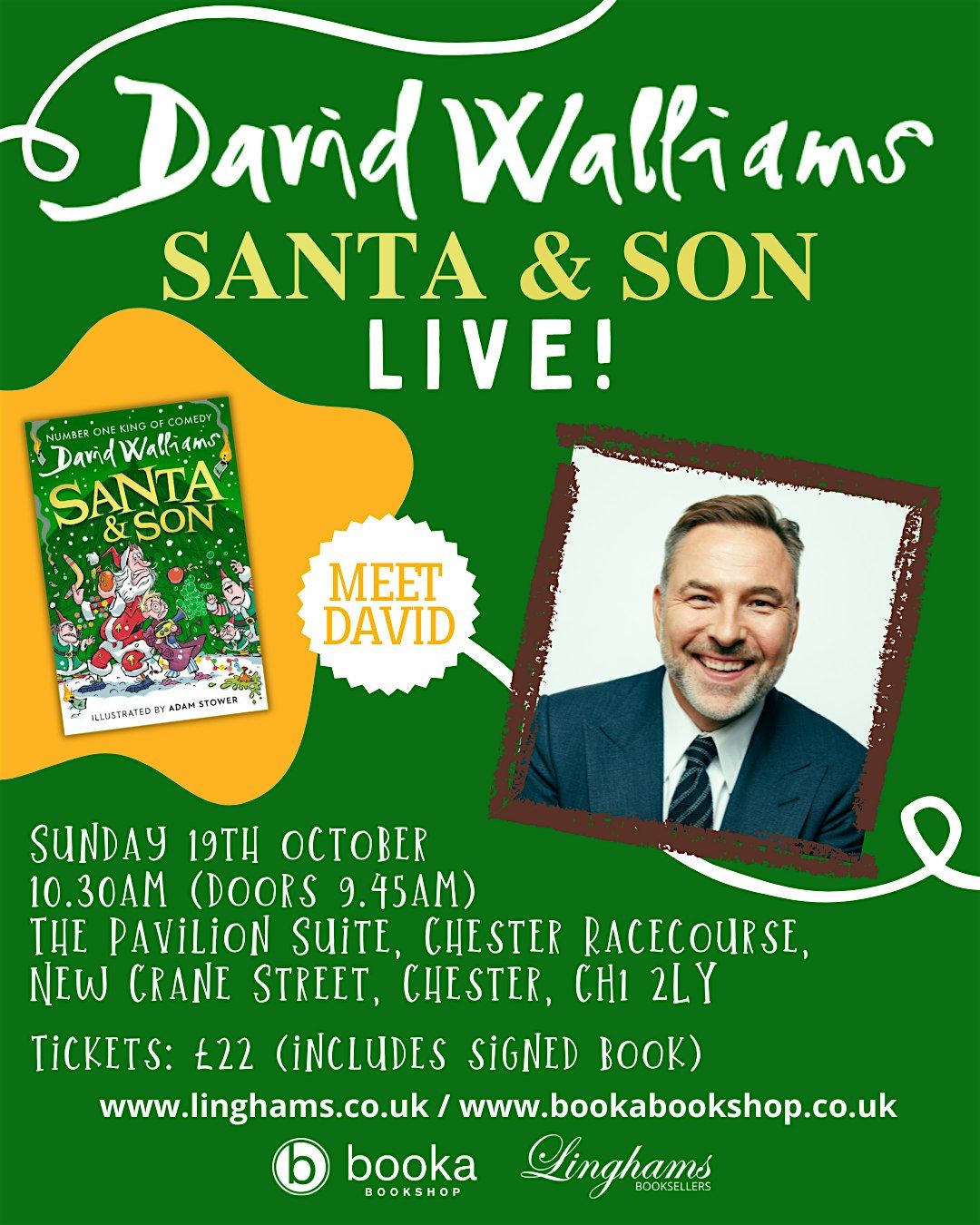 David Walliams is back! at Chester Racecourse on 19th October, 2025