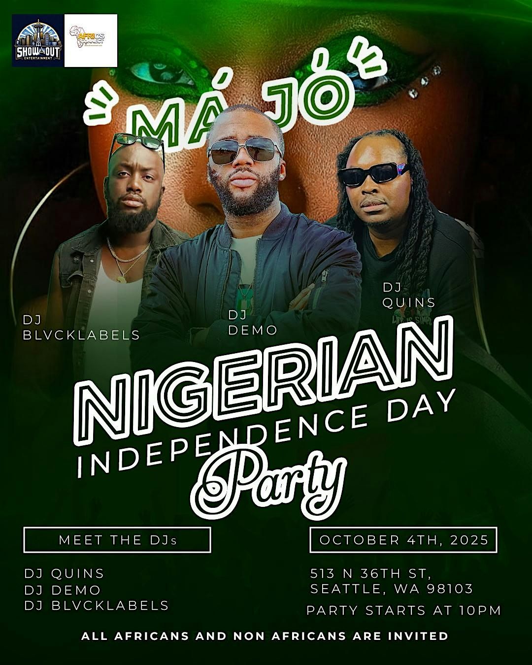 Nigerian Independence at 513 N 36th St, Seattle on 4th October, 2025