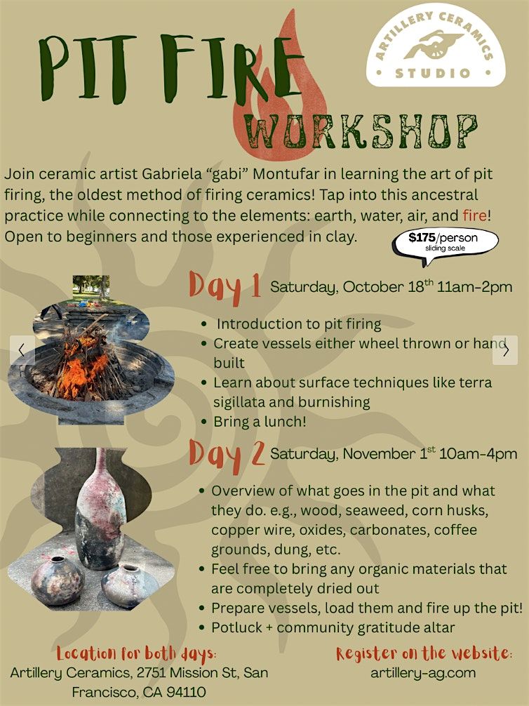 Pit Firing Your Pottery + Community Gratitude Altar with Potluck Date ...