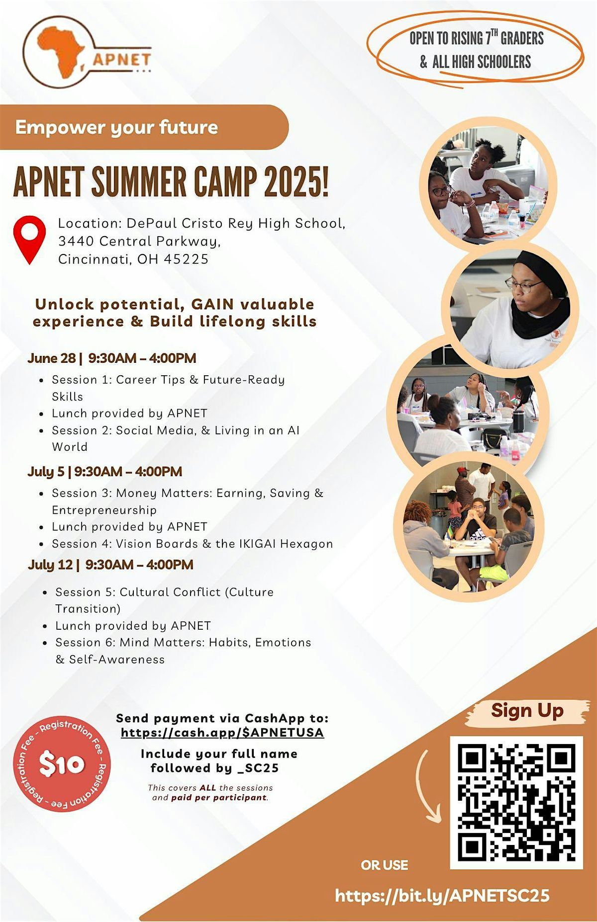 2025 APNET Summer Program | DePaul Cristo Rey High School, Cincinnati ...