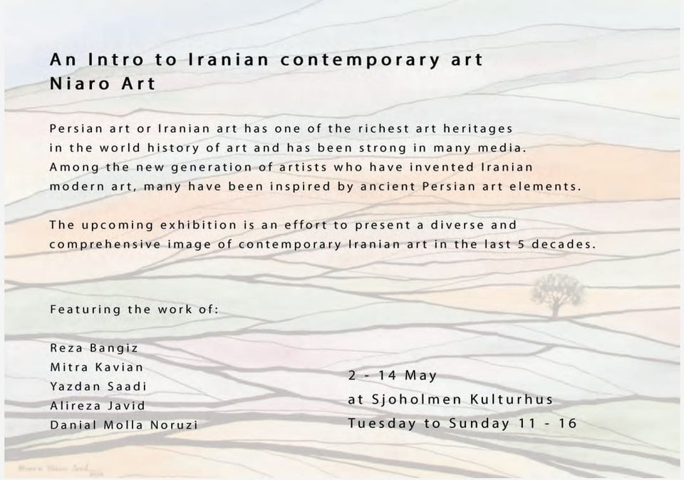 An Intro to Iranian contemporary art | Sjøholmen, Sandvika, AK | May 2 ...