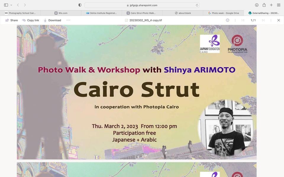 Cairo Strut: Portraiture Photography Workshop by Japanese photographer Shinya Arimoto | Photopia ...