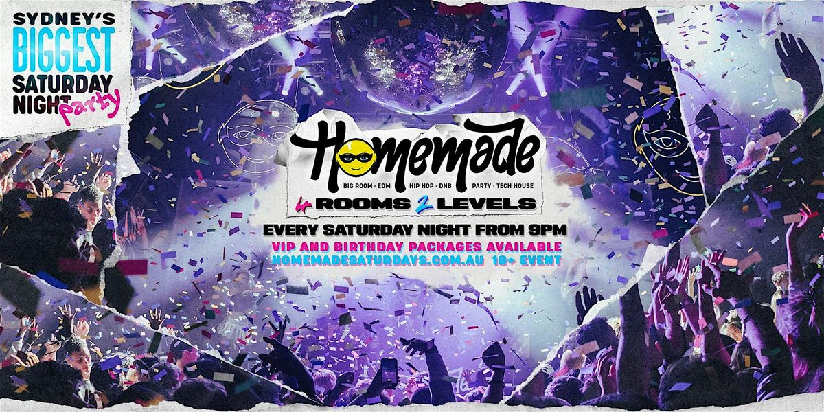 Homemade Saturdays - 24th January 2026 at Home Main Venue, Darling Park ...