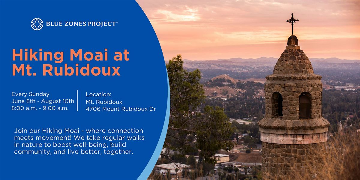 Blue Zones Project Riverside: Hiking Moai at Mt. Rubidoux | Mount Rubidoux Park, Riverside, CA ...