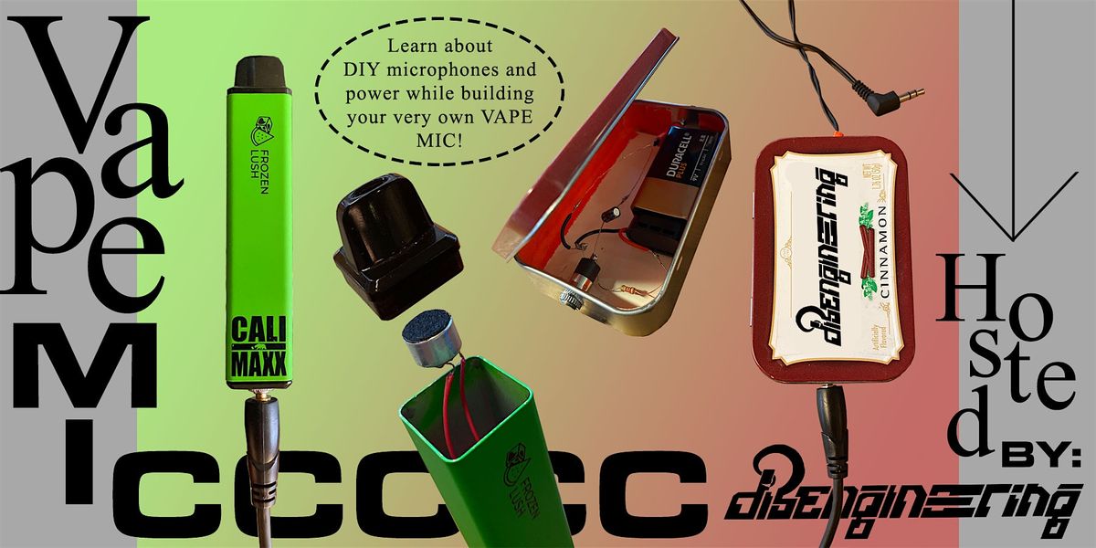 Vape Mic: Build a DIY microphone out of a disposable vape at ...
