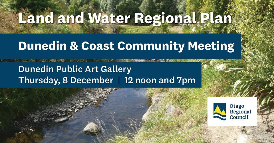 Dunedin Community Meeting | Dunedin Public Art Gallery | December 8, 2022