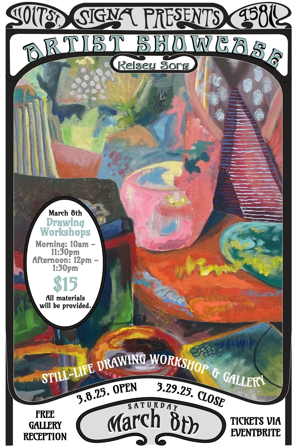 Signa Presents: Kelsey Sorg - Artist Showcase at 1101 T St, Sacramento ...