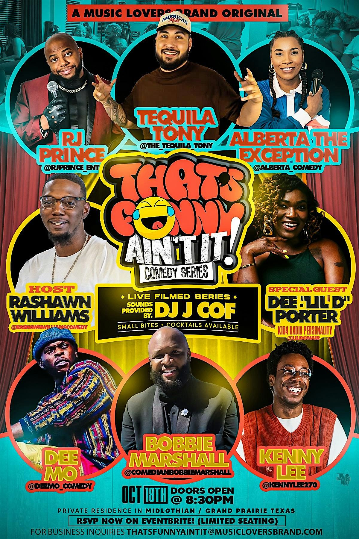 Thats Funny Aint It! Comedy Series Live Taping! at 2416 Evergreen Wy ...