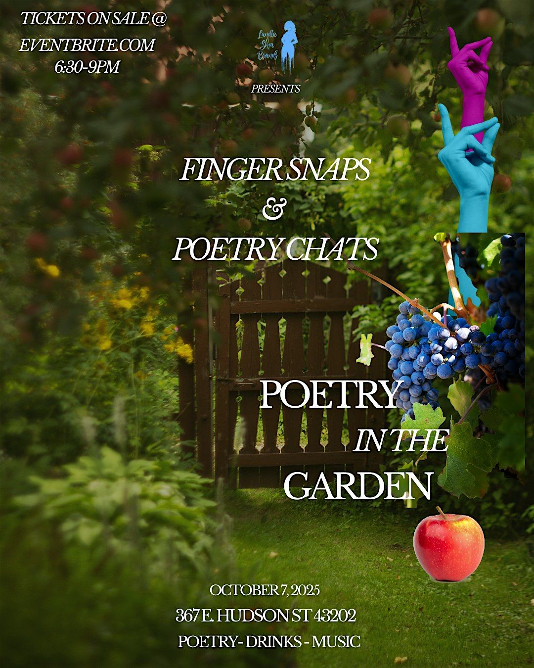 Finger Snaps & Poetry Chats at casa cacao, Columbus on 7th October, 2025