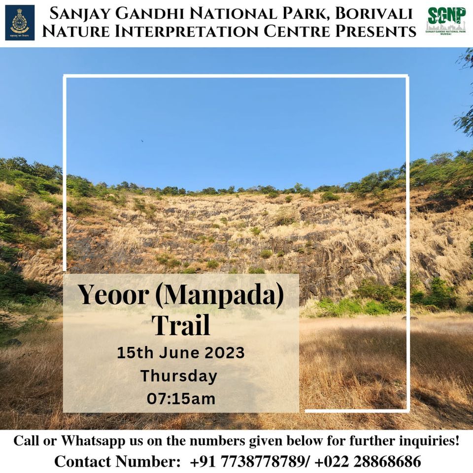 SGNPs Yeoor (Manpada) Trail 15th June 2023 at Sanjay Gandhi National ...