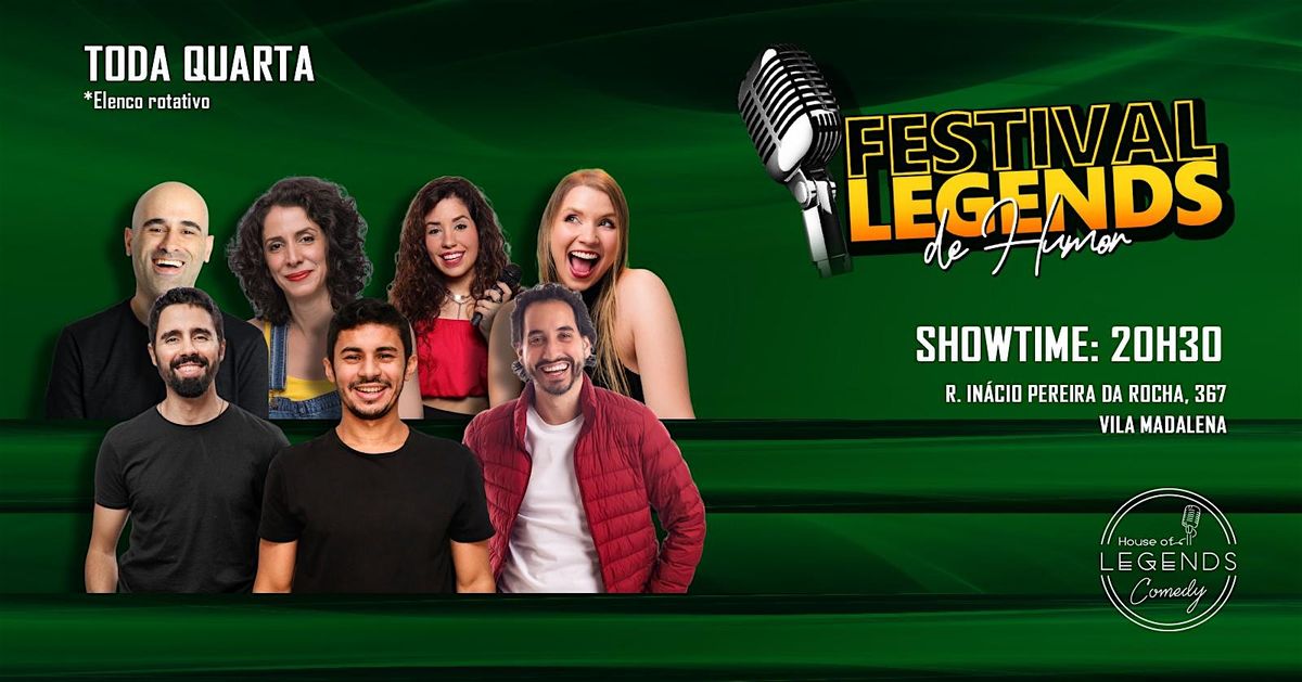 FESTIVAL LEGENDS DE HUMOR - STAND UP COMEDY - 25/11 at House of Legends ...