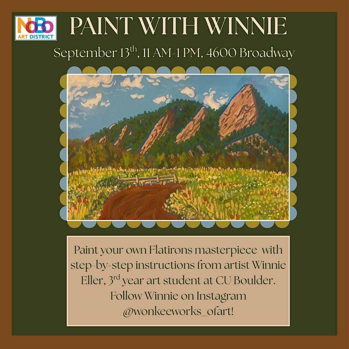Landscape Painting Workshop with artist Winnie Eller at 4600 Broadway ...