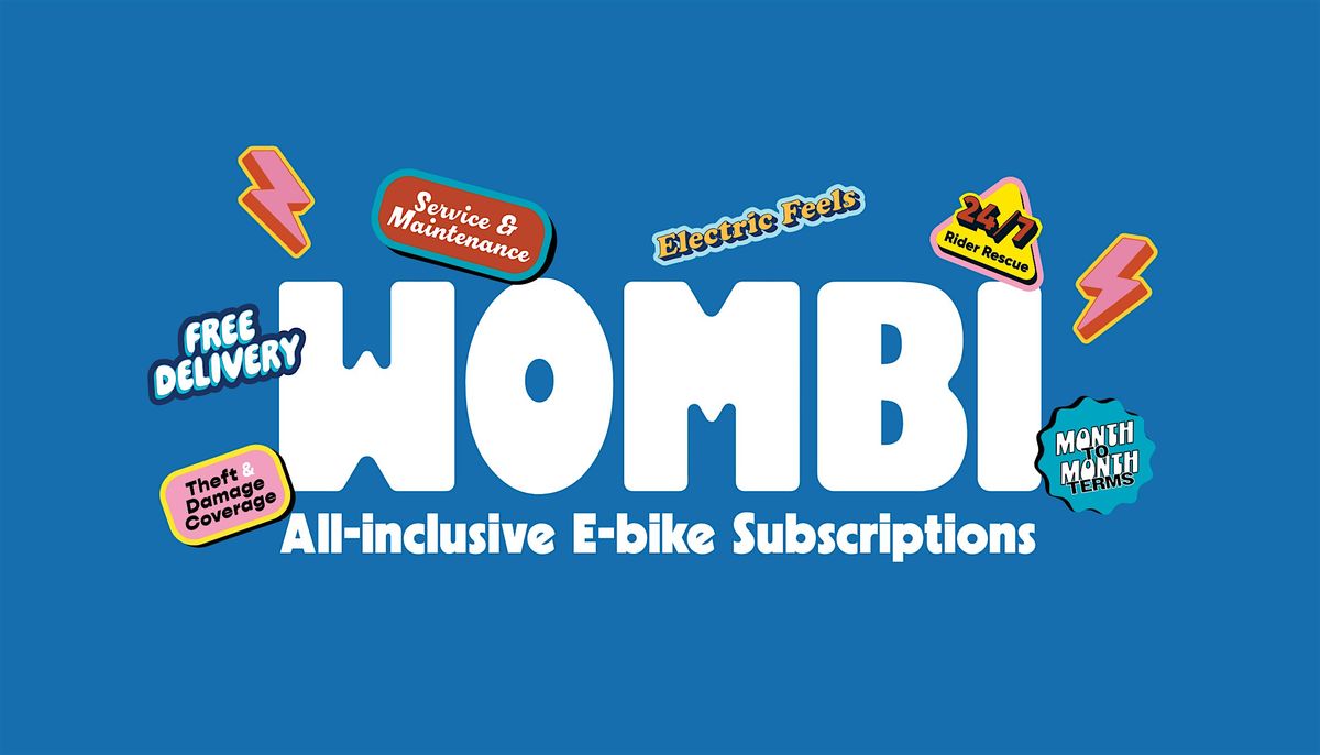 Wombi E-bike Subscription Test Rides in the Park | Palo Alto Baylands ...