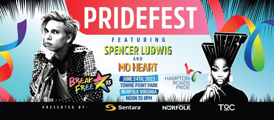 PrideFest 2023 at Town Point Park, Norfolk on 24th June, 2023