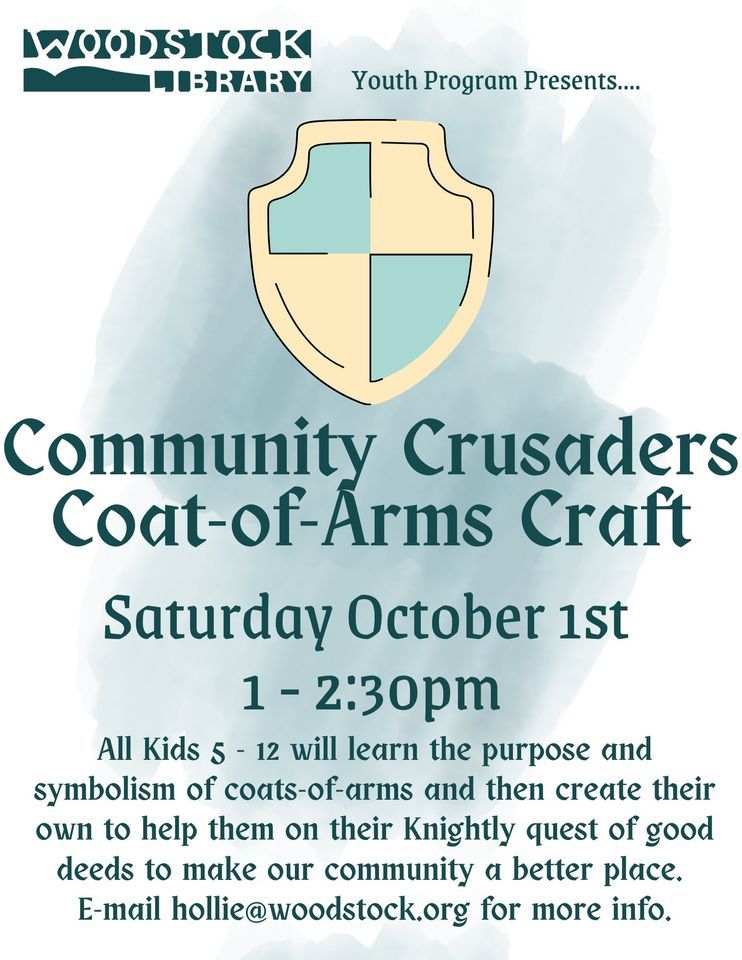Community Crusaders Coat-of-Arms Craft for Kids | Woodstock Public ...