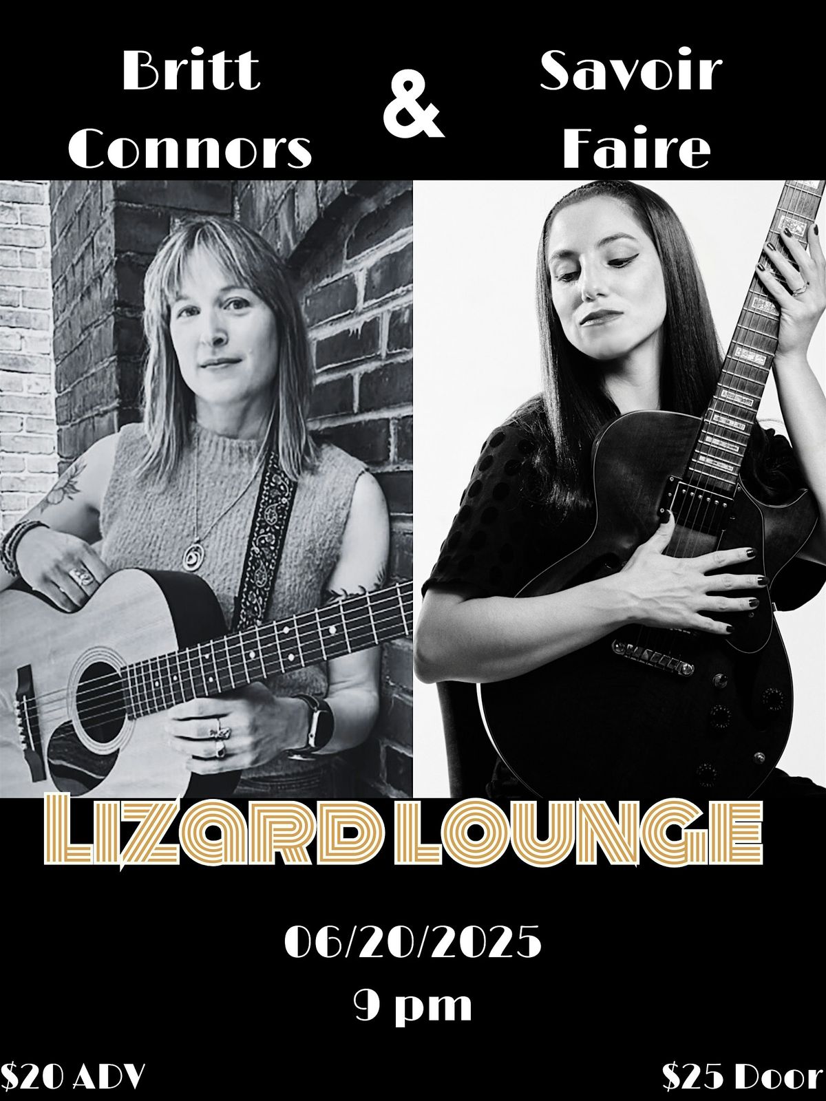 Britt Connors/Savoir Faire | Lizard Lounge, Cambridge, MA | June 20, 2025