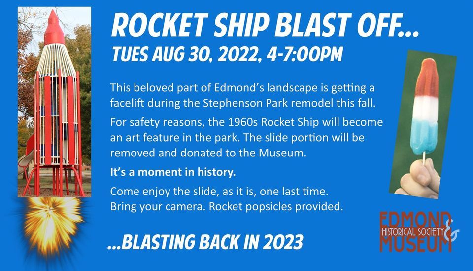 Rocket Ship Blast Off! | Stephenson Park Edmond, OK | August 30, 2022