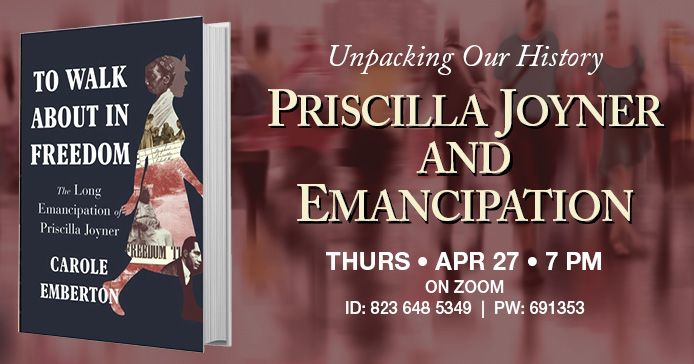 PRISCILLA JOYNER AND EMANCIPATION Lecture | Cleveland Heights ...