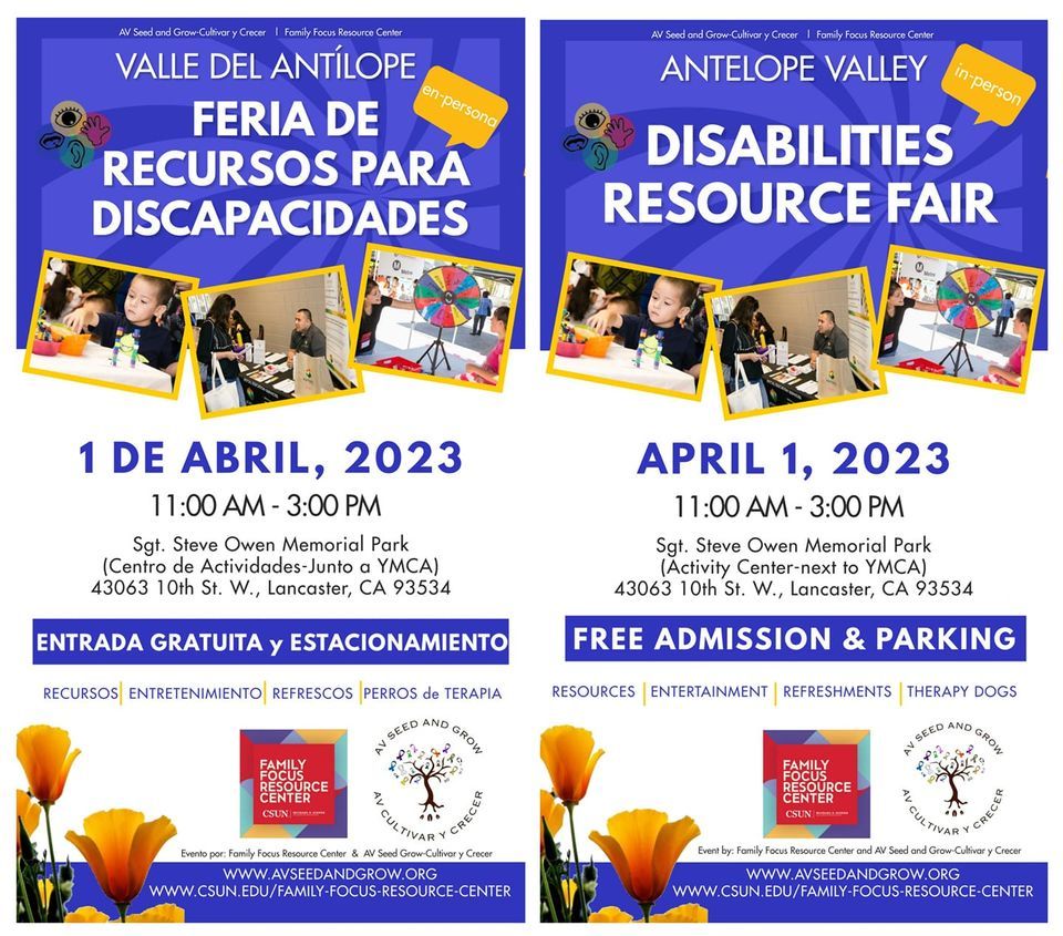 Antelope Valley Disability Resource Fair/ Feria de Recursos Para ...