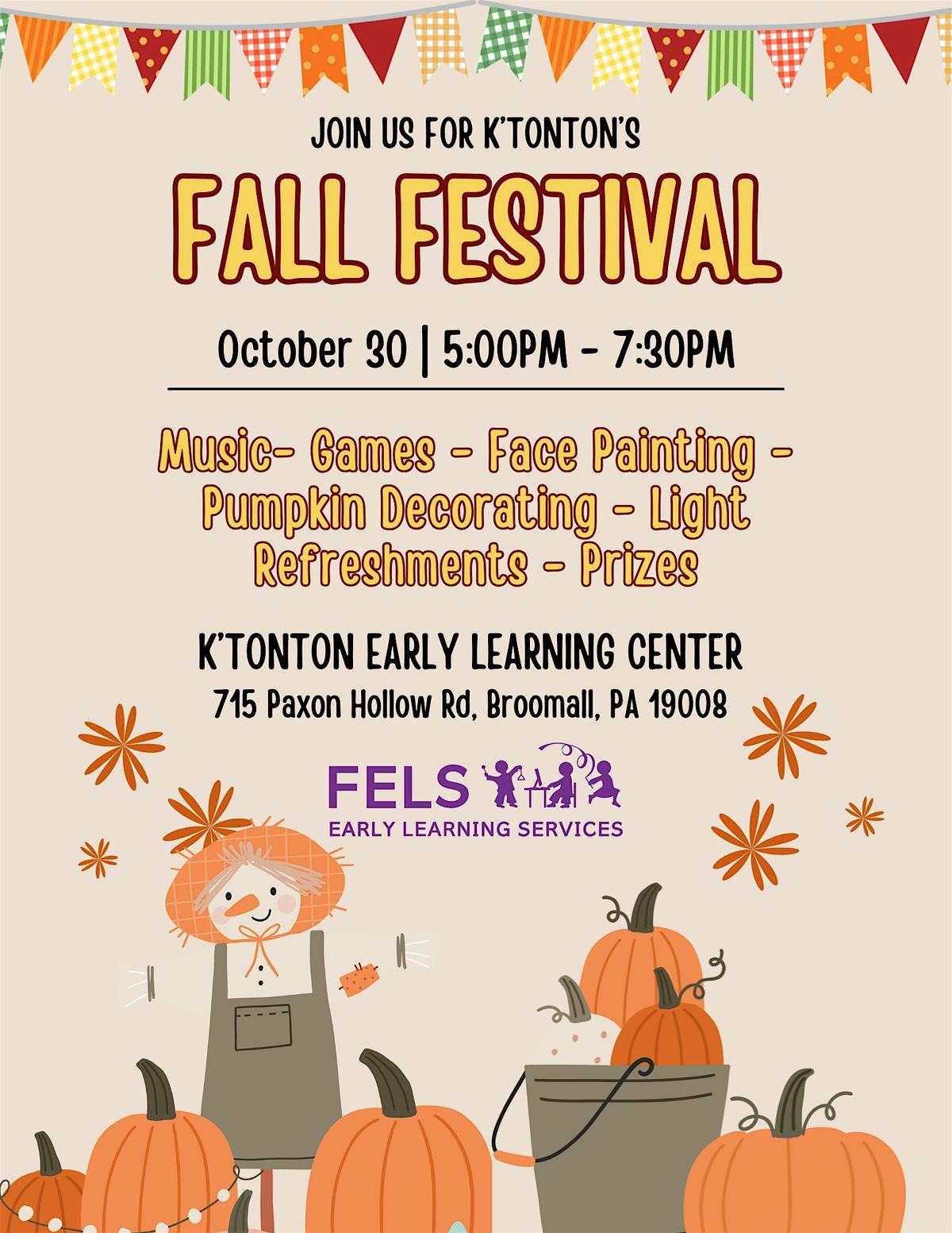 Ktonton Fall Festival at Federation Early Learning Services (FELS) K ...